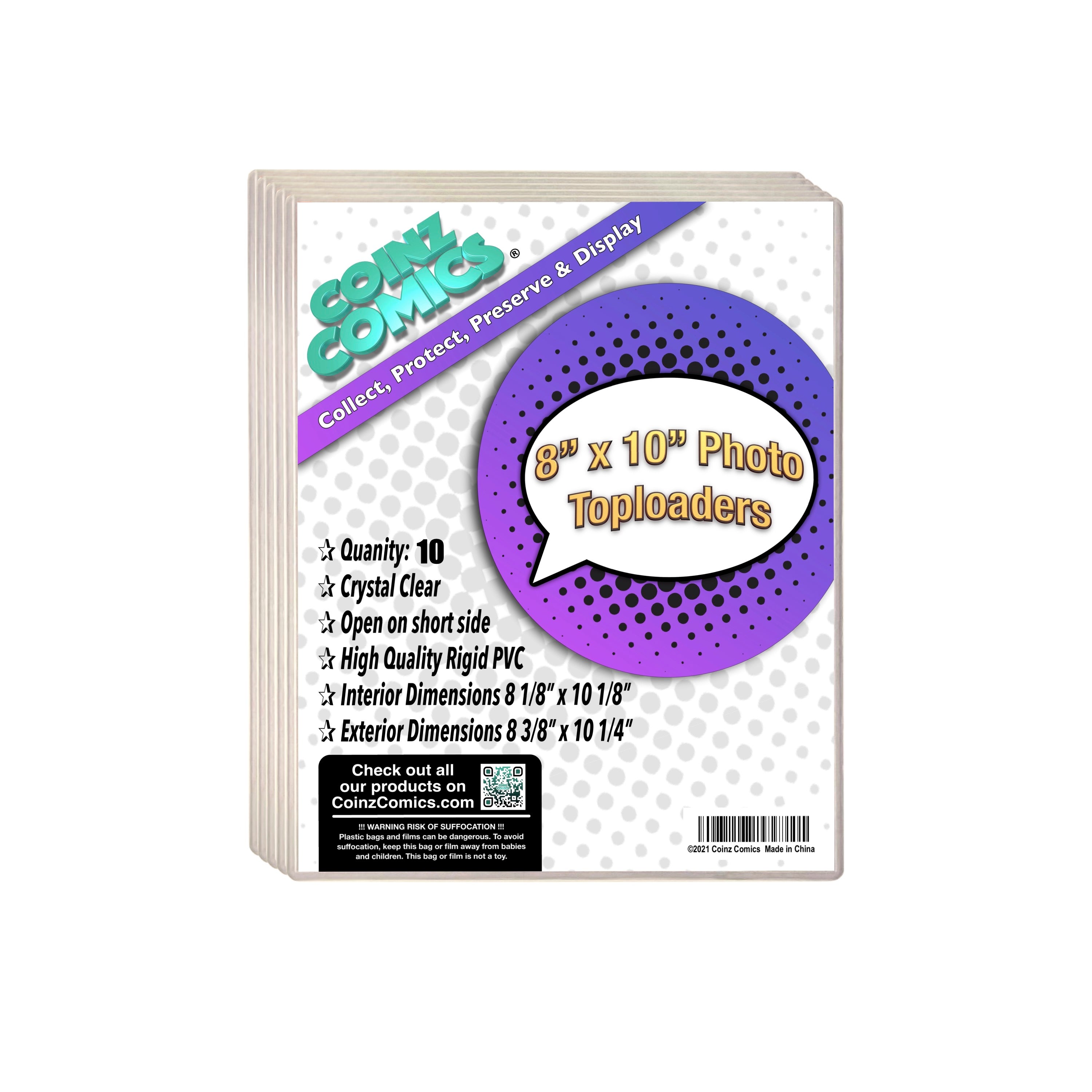 Coinz Comics: 8x10 Photo Toploader